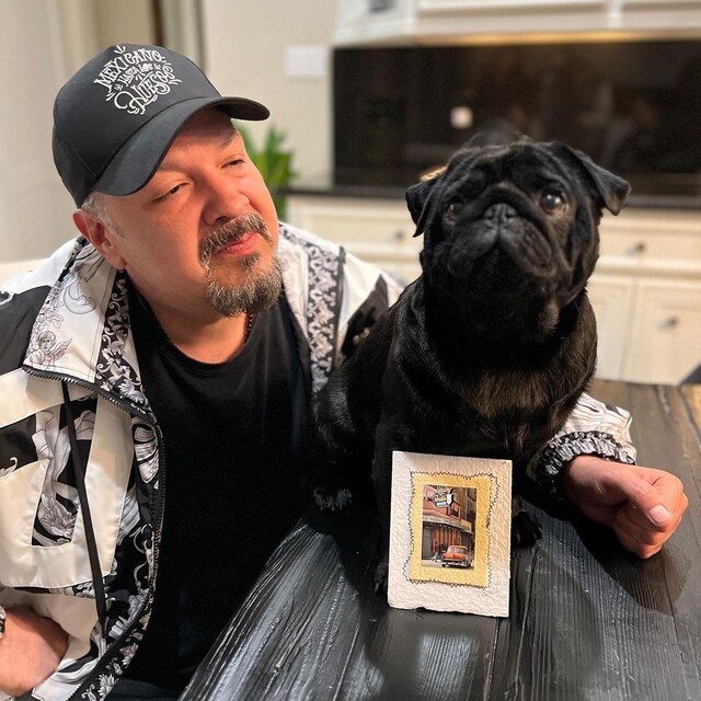 La vida de lujos de 'Gordo', el adorable perro pug de Pepe Aguilar | ¡HOLA!