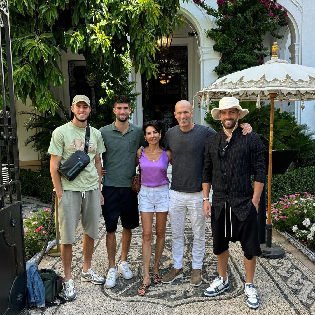 Así es la familia de Zinedine Zidane, su máximo apoyo ante su posible ...