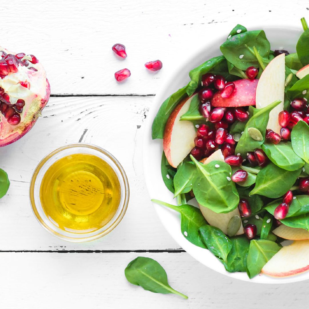 Ensaladas con granada: recetas vistosas, ricas y saludables
