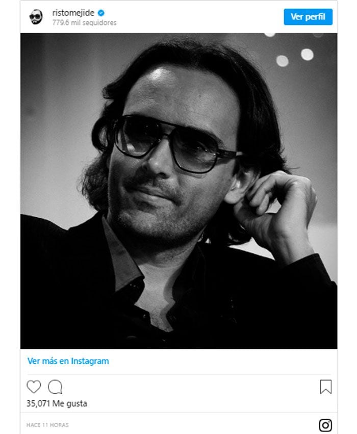 Risto Mejide rememora en Instagram su debut en 'Operación Triunfo'