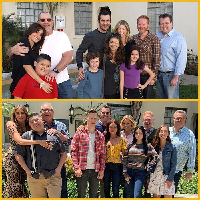 'Modern Familly': la imagen de los protagonistas hace 10 años que ha ...