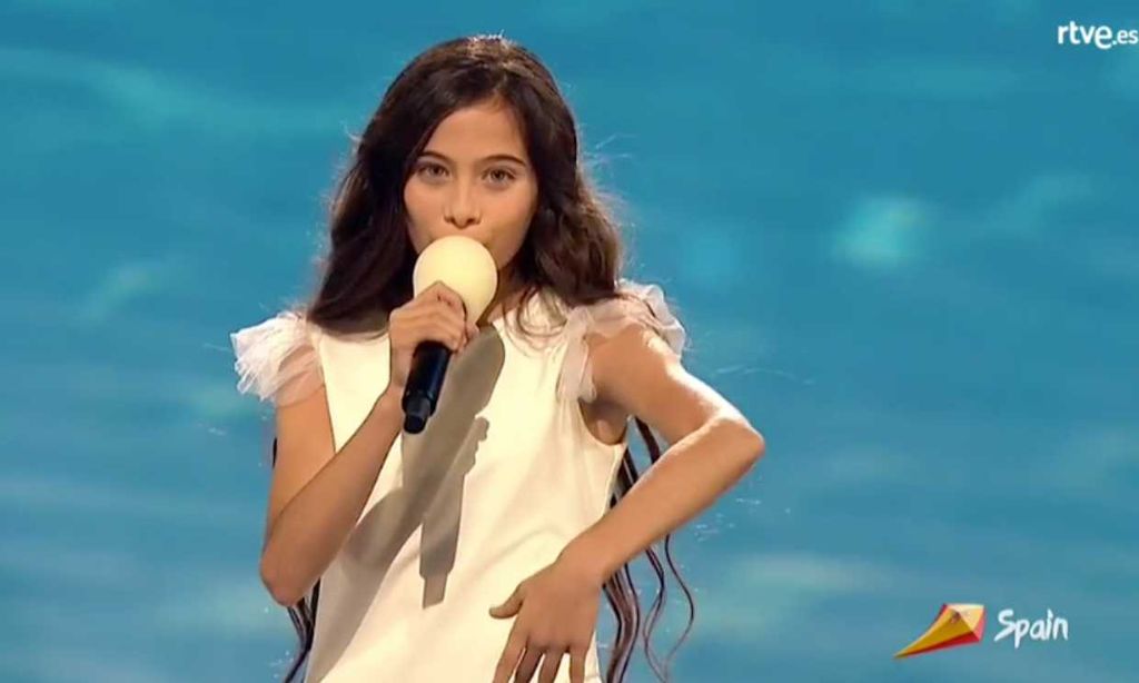 Melani García defiende 'Marte' en 'Eurovisión Junior' aclamada por el ...