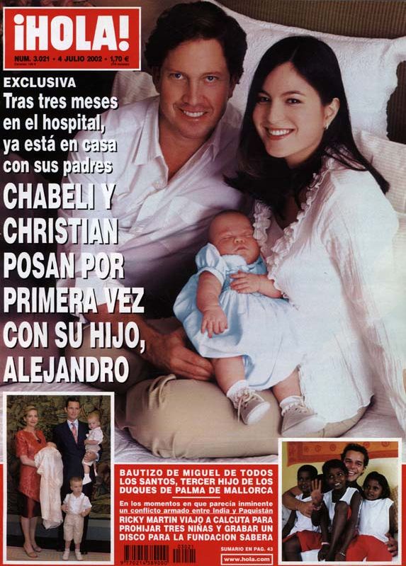 Esta es la última foto pública del hijo de Chábeli Iglesias