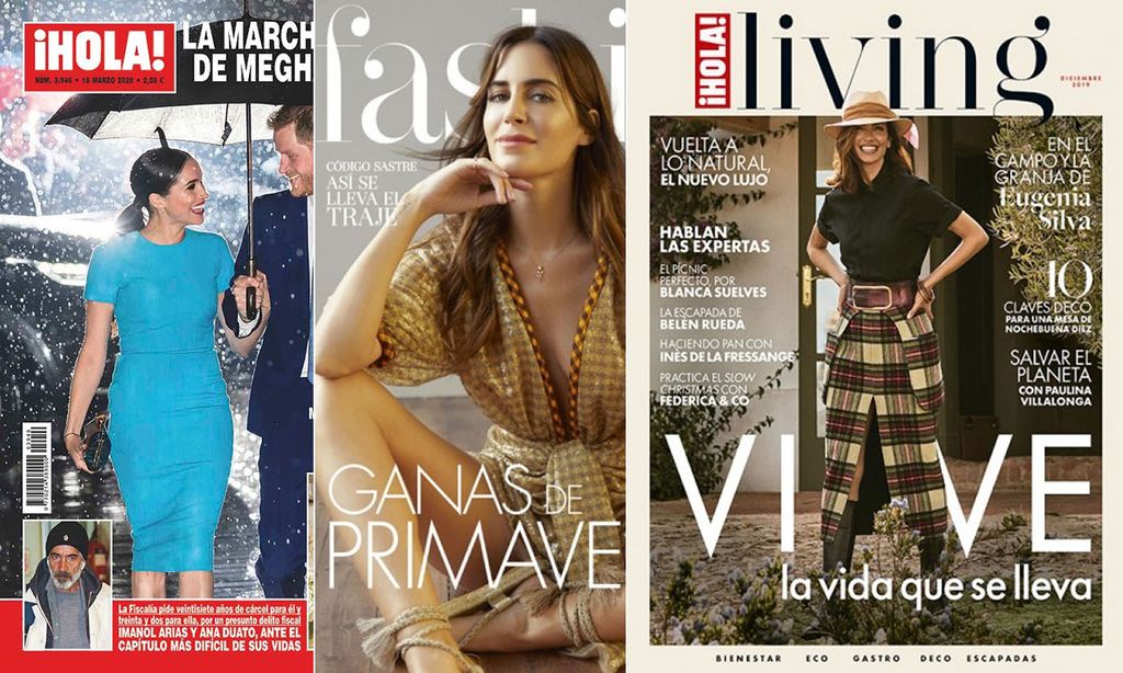¡HOLA!, 'Fashion' y 'Living': tu revista sin salir de casa