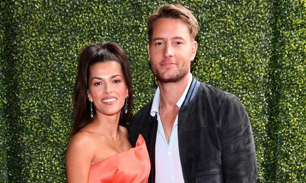 Justin Hartley posa por primera vez en la alfombra roja con Sofia Pernas