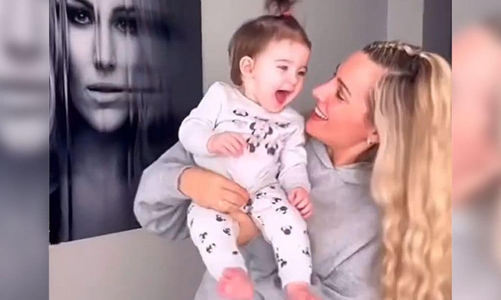 Edurne y David de Gea y el asombroso parecido de Yanay con su padre