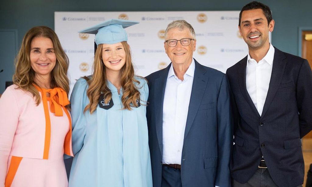 Bill y Melinda Gates en la graduación de su hija, de la que tuvieron ...