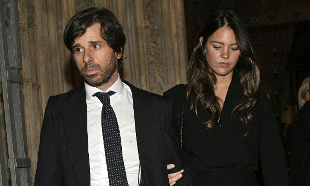 Álvaro Falcó y su familia, una piña en la misa funeral por Marta Chávarri