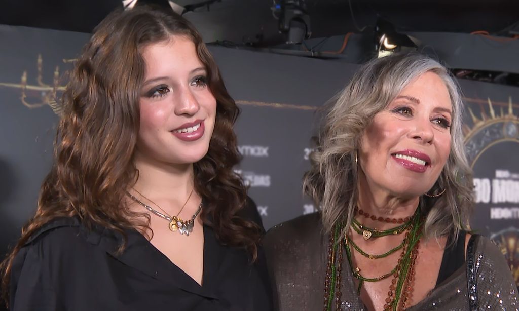 Miriam Díaz-Aroca presume orgullosa de su hija María