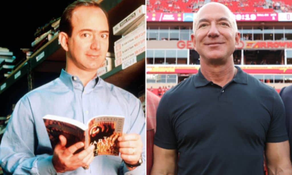 La increíble transformación física del fundador de Amazon, Jeff Bezos