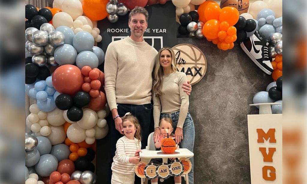 Pau Gasol y Cat McDonnell celebran el cumpleaños de su hijo Max con una ...
