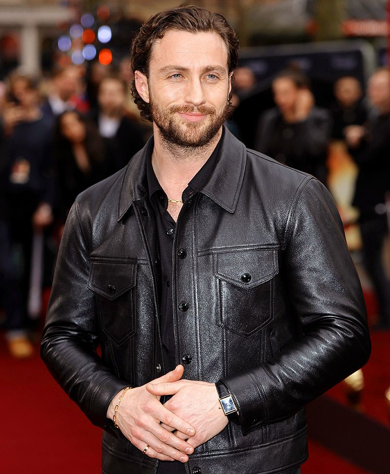 ¡Abran paso al chico del momento! Aaron Taylor-Johnson apoya a su mujer en el estreno de la ...