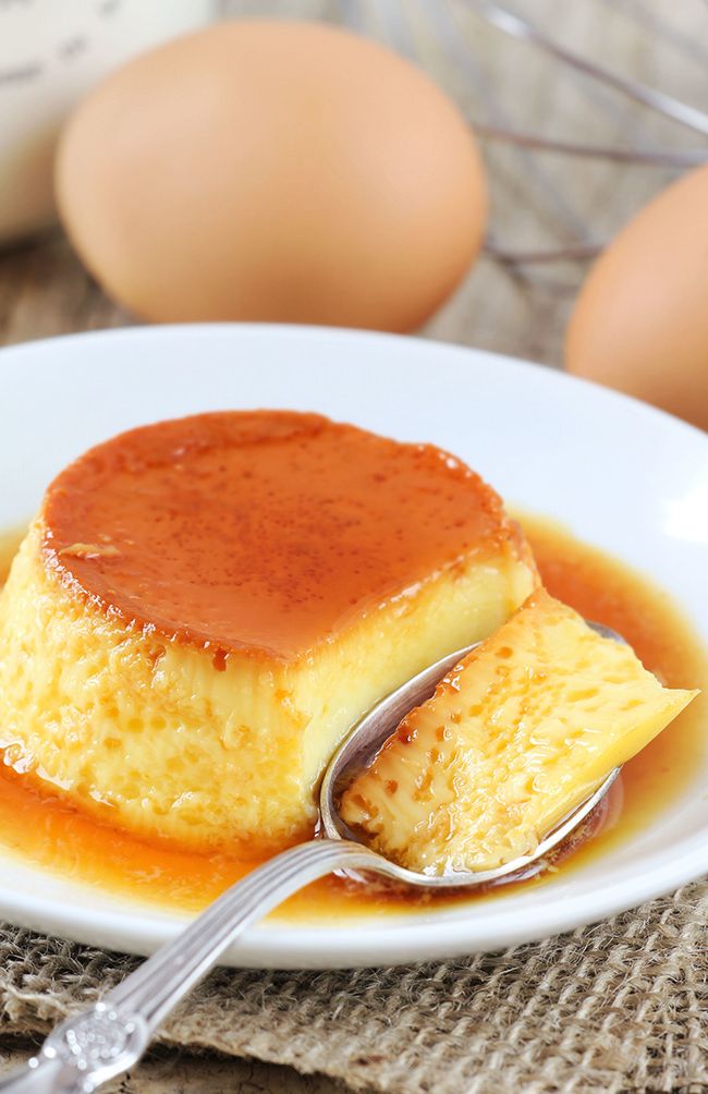 Flan de huevo con queso: Igual de sencillo, pero más cremoso
