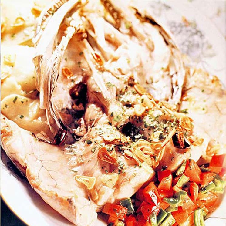 Cogote de merluza al horno