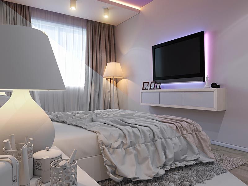 Las mejores formas de tener una tele en el dormitorio - Foto 1