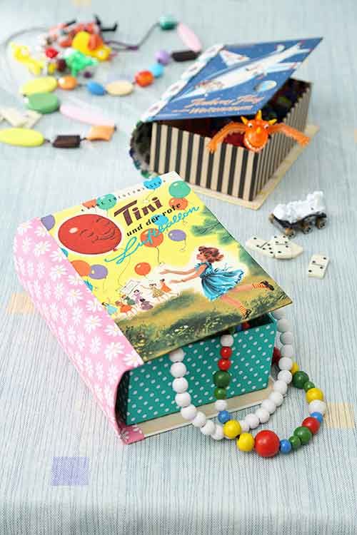 DIY: ¡No tires tus viejos libros! Conviértelos en preciosas cajas ...