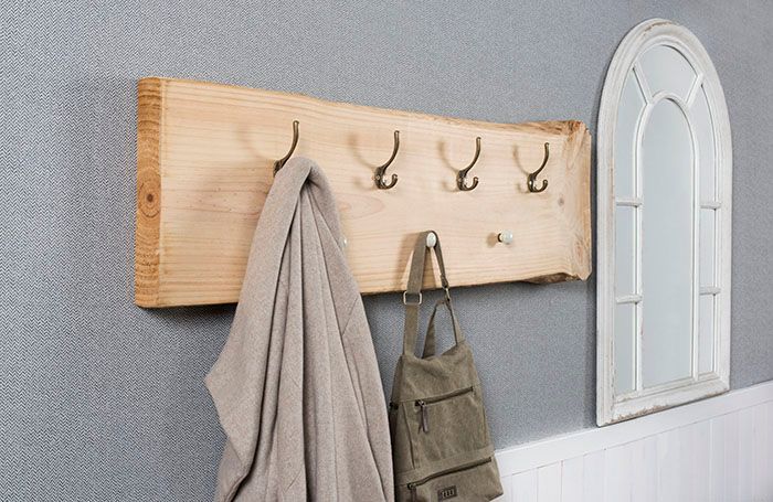 DIY: Haz tu propio perchero de madera para el recibidor