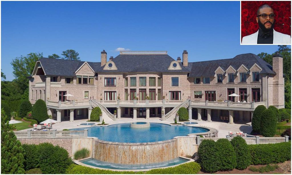La espectacular mansión de Atlanta que perteneció a Tyler Perry - Foto 1