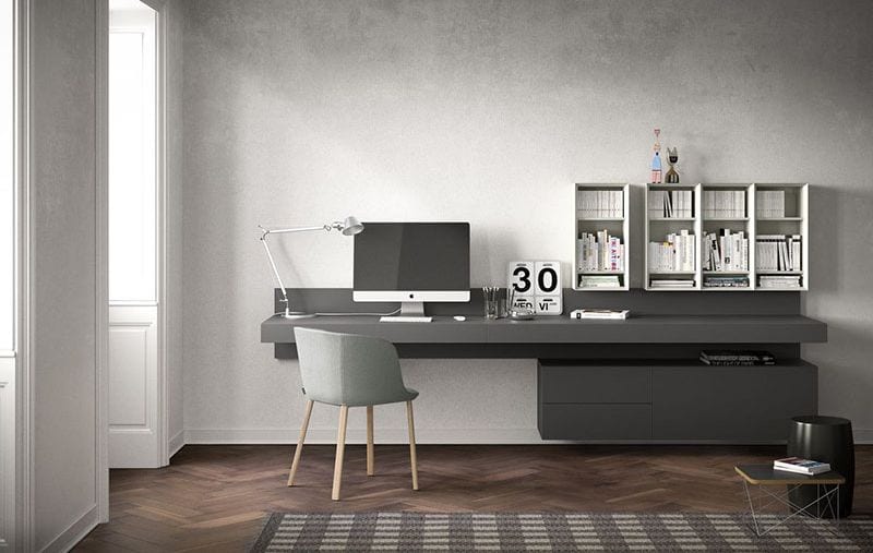 Un escritorio de pared moderno y práctico - Foto 1