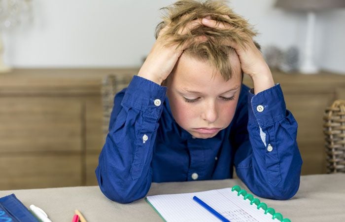 Los niños también pueden tener estrés