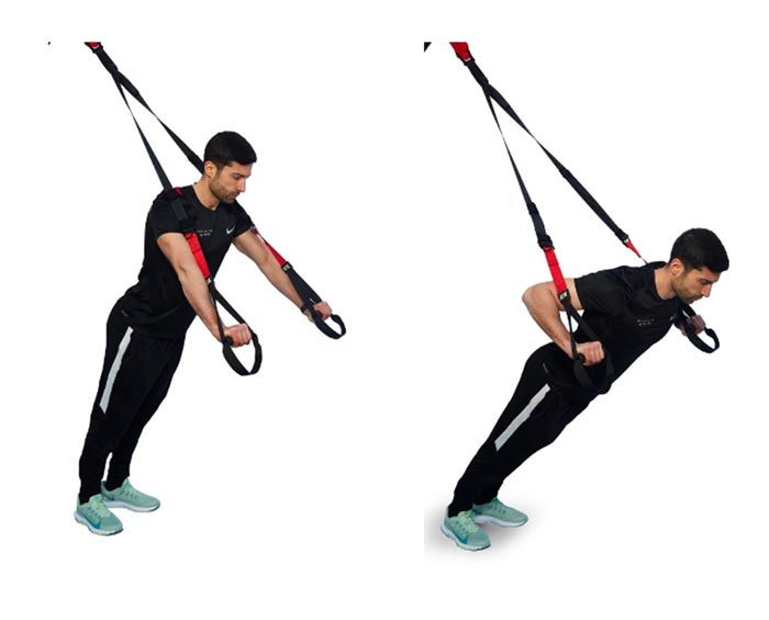 5 ejercicios para entrenar tus hombros con TRX