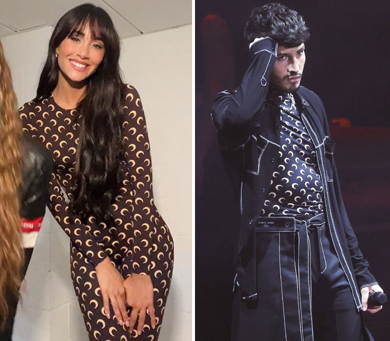 La curiosa conexión del look de Sebastián Yatra con Aitana en su ...
