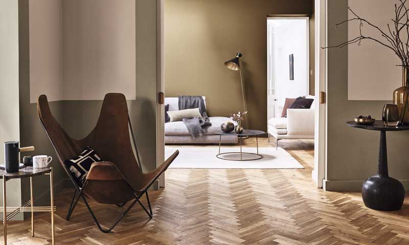 Pintar paredes: Colores para crear un salón 'cocooning'