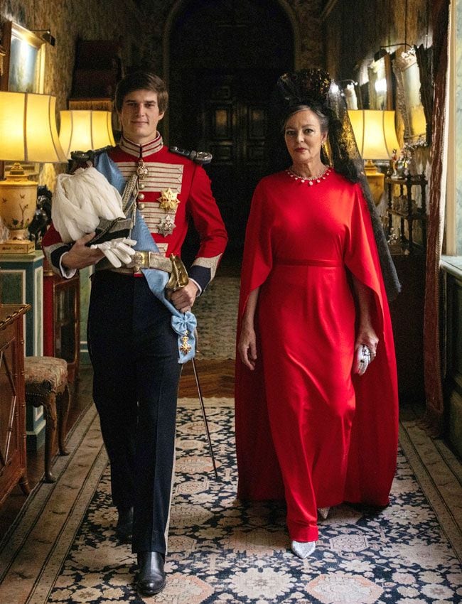 Matilde Solís y su vestido como madrina en la boda de Belén Corsini y Carlos Fitz-James