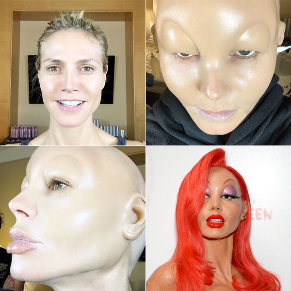 ¡Heidi Klum ha vuelto a superarse! Se convierte en Jessica Rabbit por ...