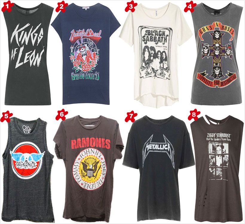 Guía de estilo: Cómo vestir una camiseta 'rock-band' en 10 ‘looks’ - Foto 1