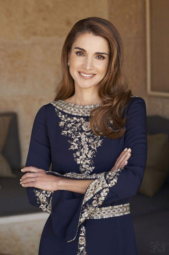 Rania de Jordania cambia la cara de su web