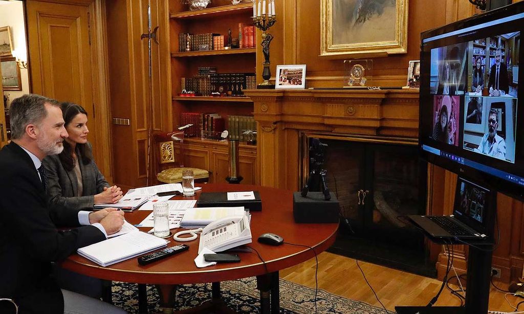 Los reyes Felipe y Letizia se reúnen con embajadores de la Marca España