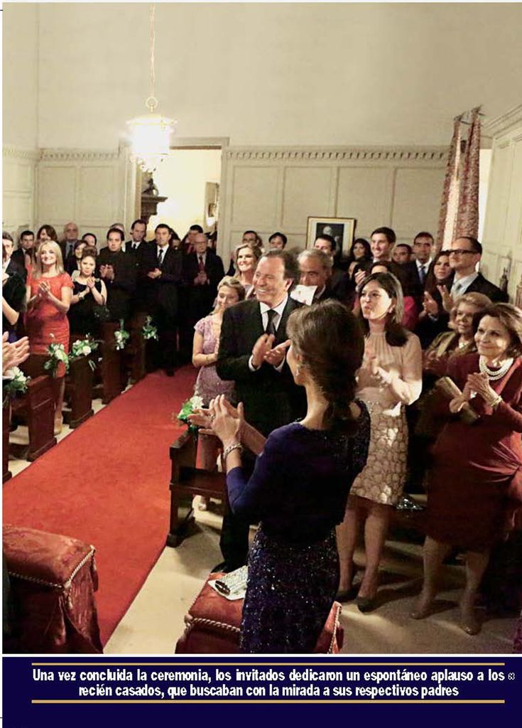 Así fue la boda de Julio Iglesias Jr. y Charisse Verhaert