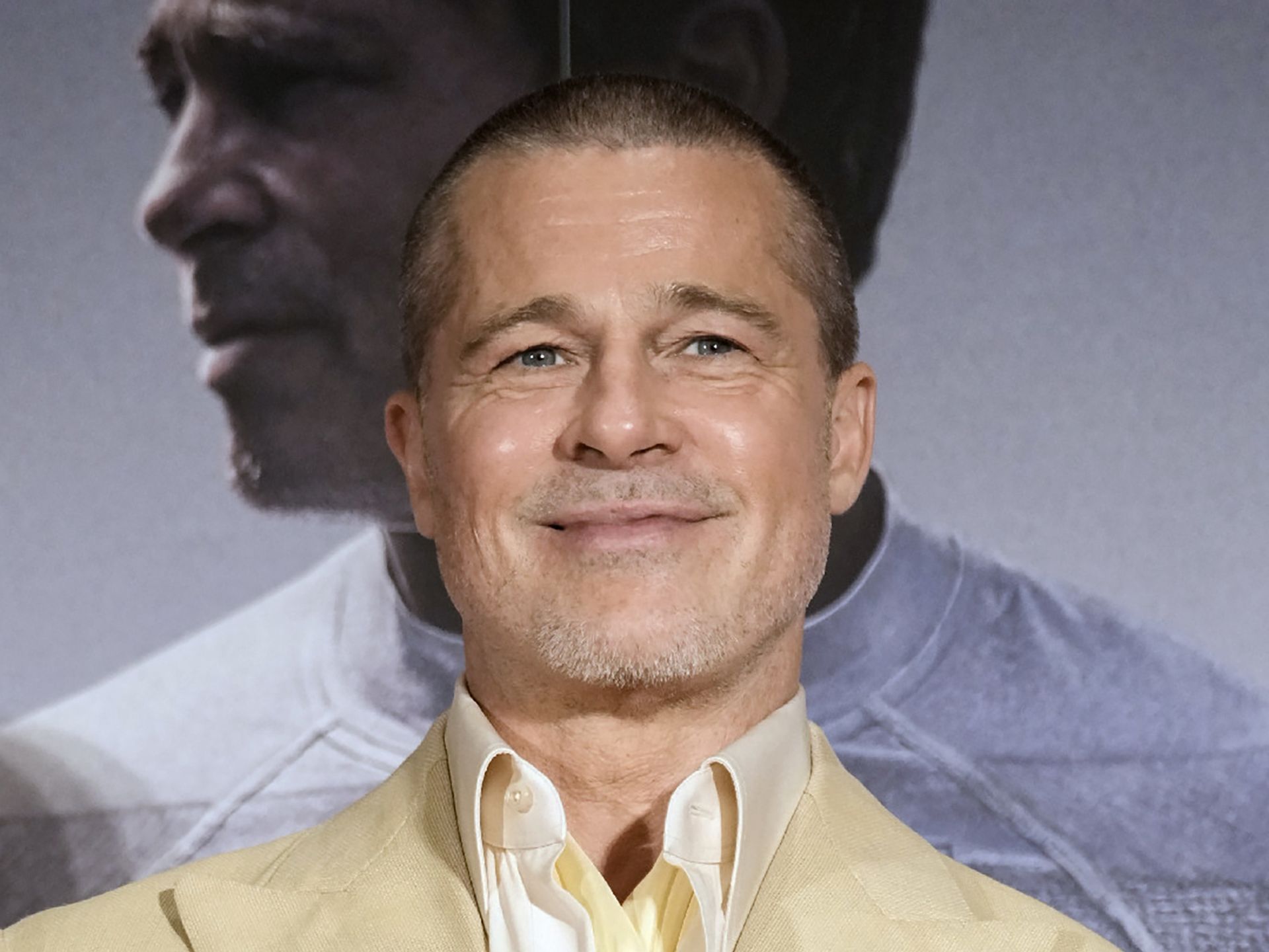 Brad Pitt Moustache 2025