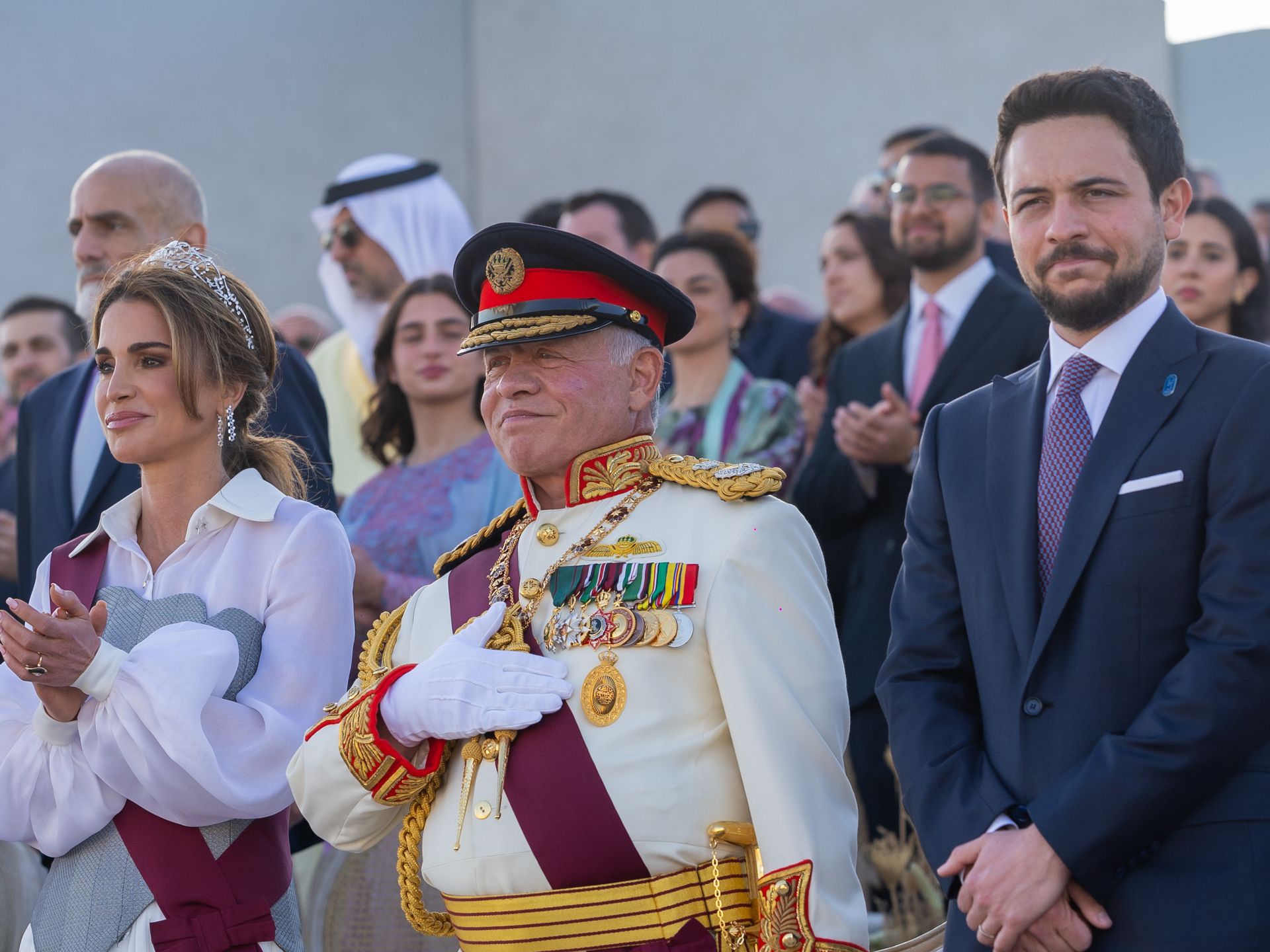 Queen Rania And King Abdullah Ii With Their Family In 2016 News