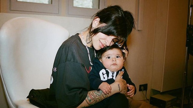 Cazzu reappears on social media with adorable snap of Inti