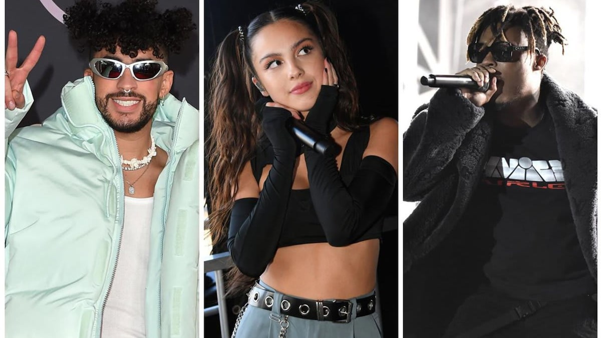 See the top 10 most streamed artists globally on Spotify