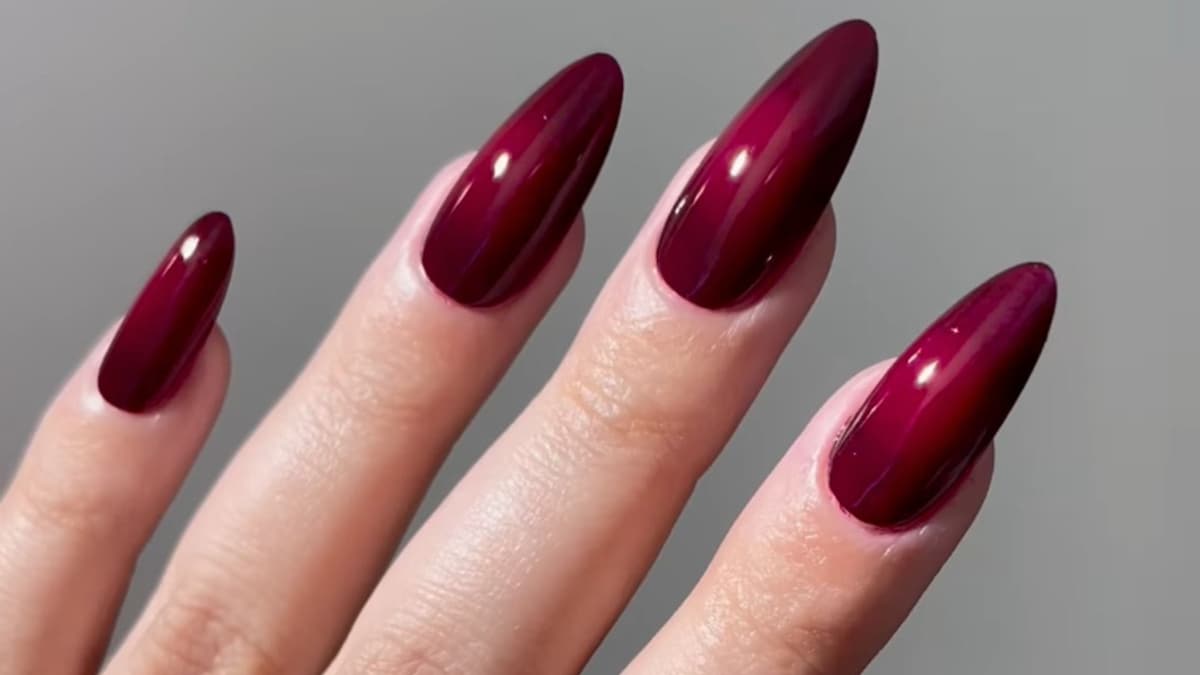 How to create the flawless Cherry Mocha manicure