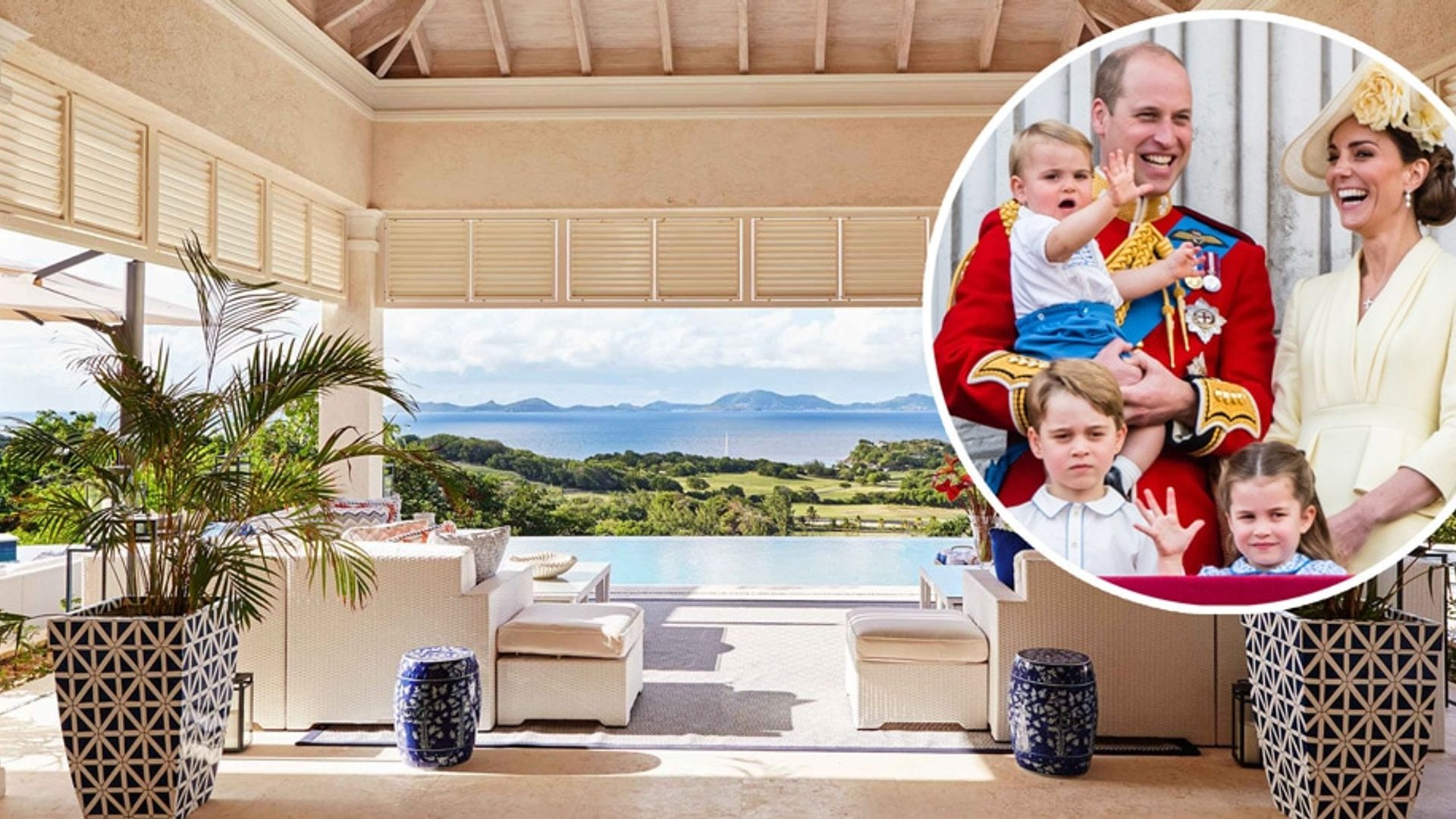 Inside Kate Middleton and Prince William's Caribbean vacation villa