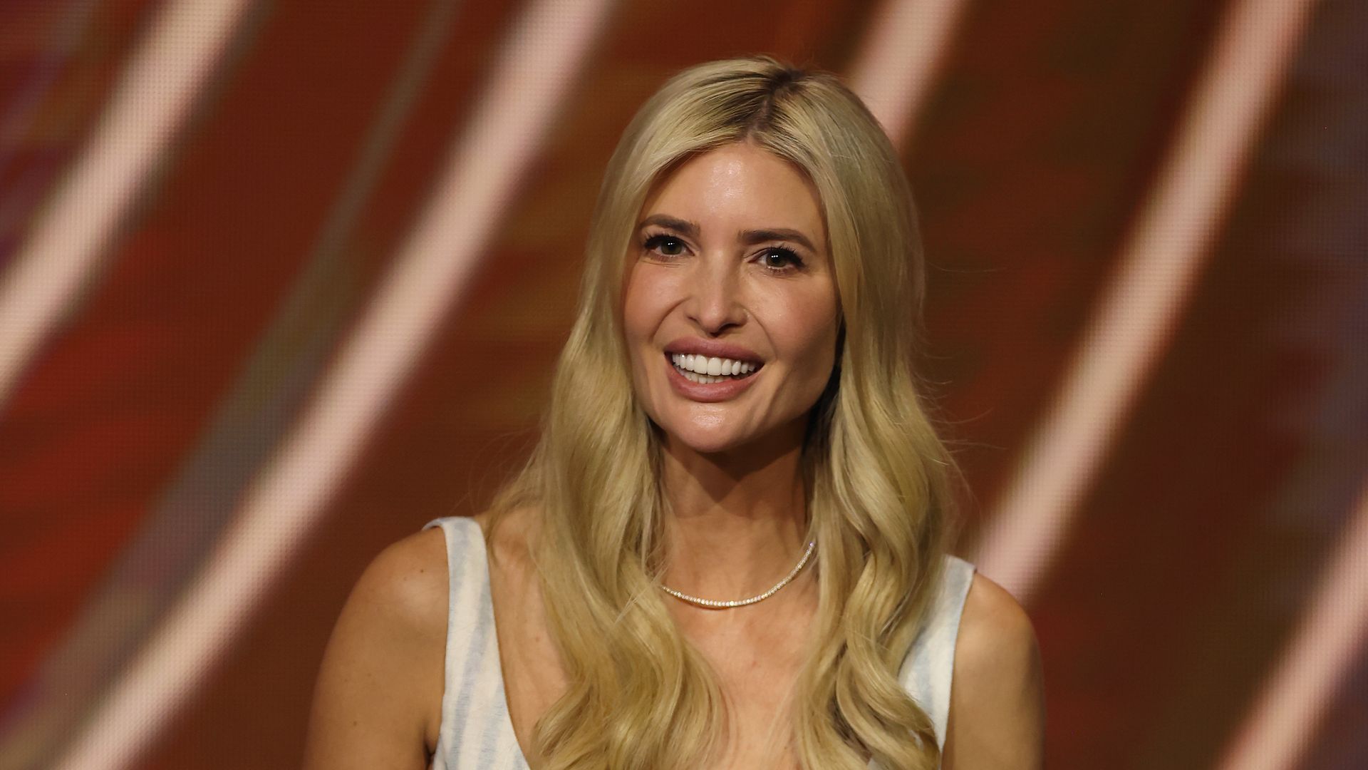 Ivanka Trump braves the 'Miami chill' in a striking, tailored suit