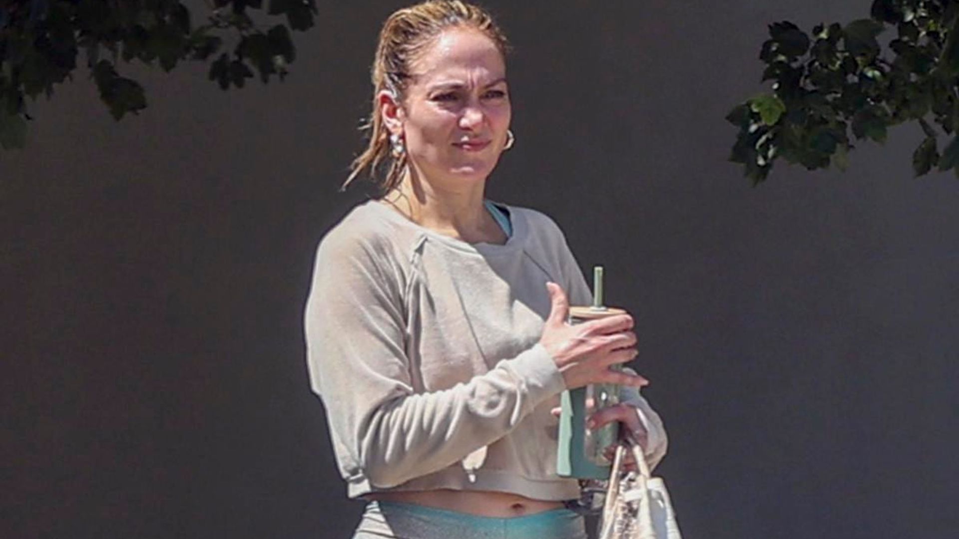 JLo maintains her incredible figure and heads to the gym