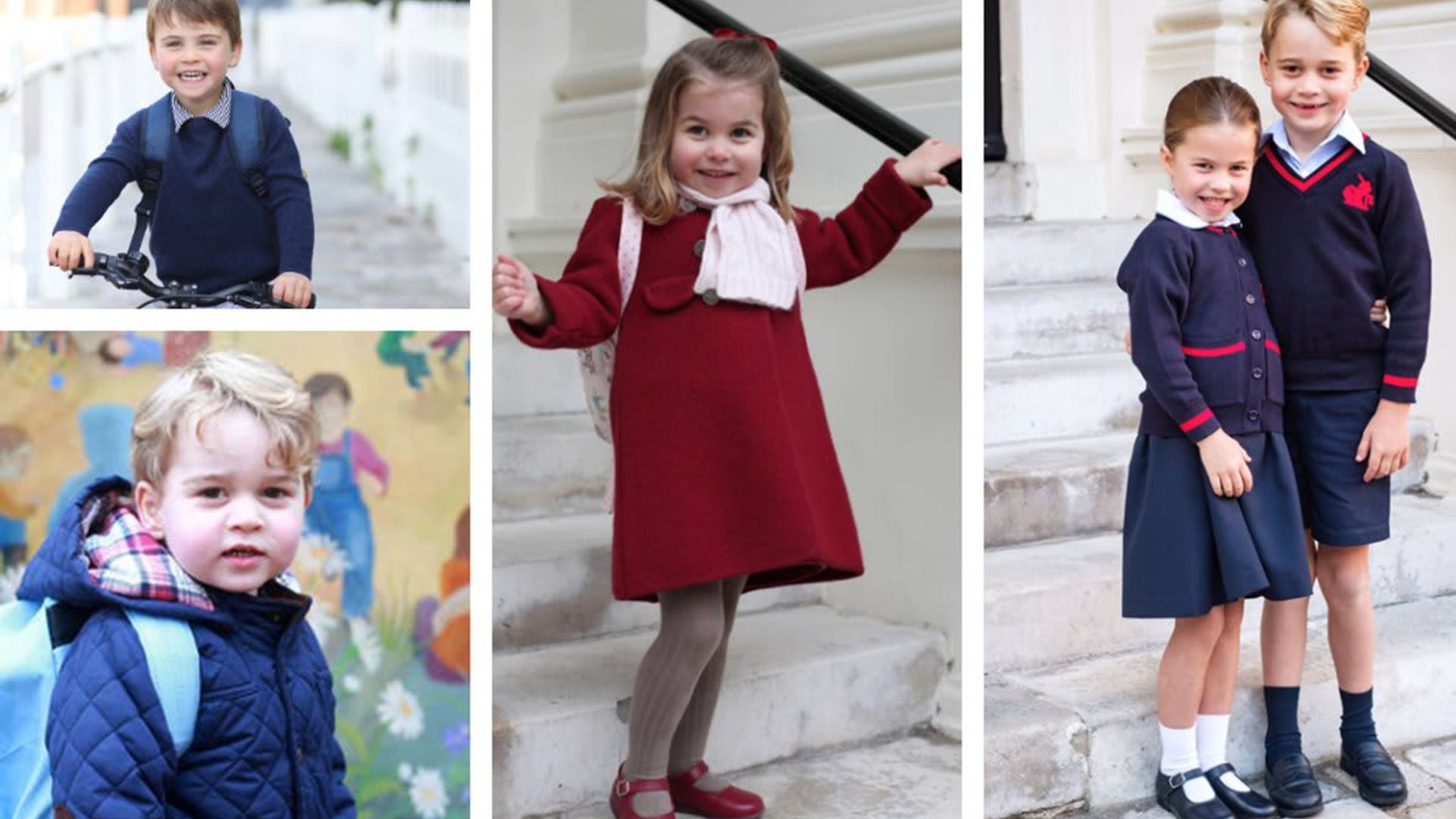 Kate Middleton and Prince William's kids' school photos through the years