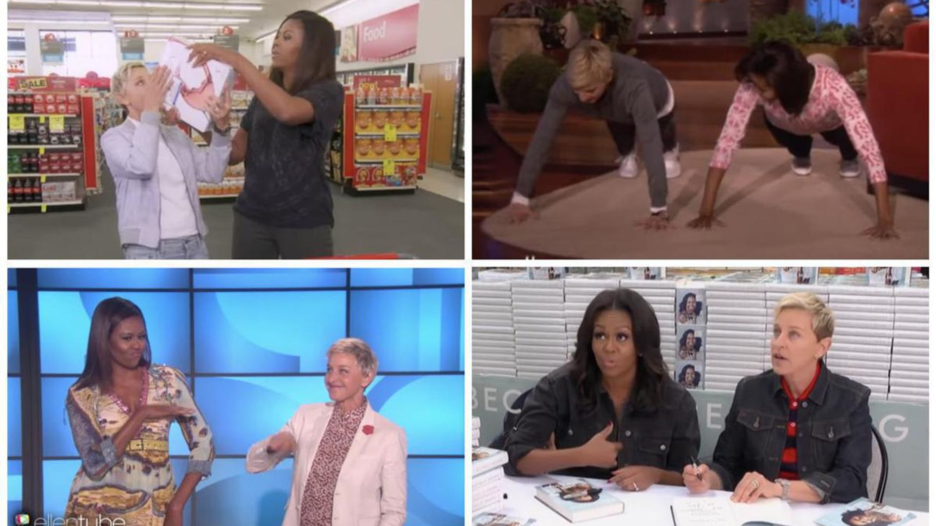 Ellen DeGeneres and Michelle Obama's cutest BFF moments