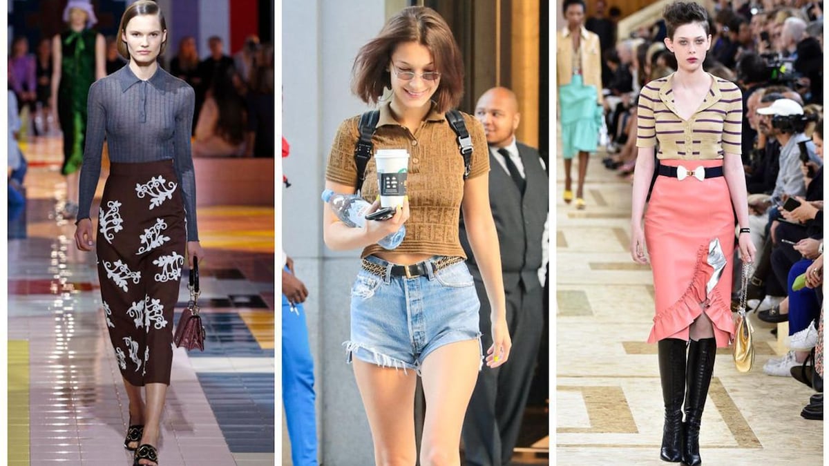 Knit polos are the latest fashion trend