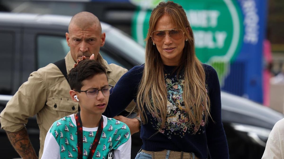 Jennifer Lopez’s son Max cozy up with stepdad Ben Affleck