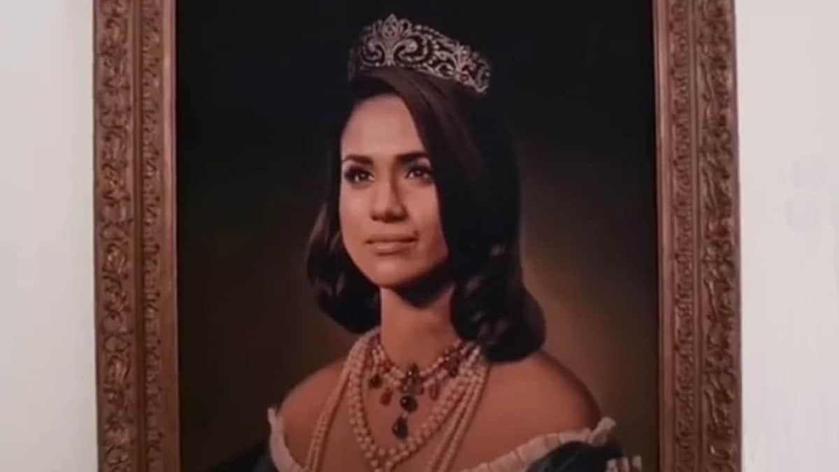 Meghan Markle's first royal portrait tops off her baby shower weekend