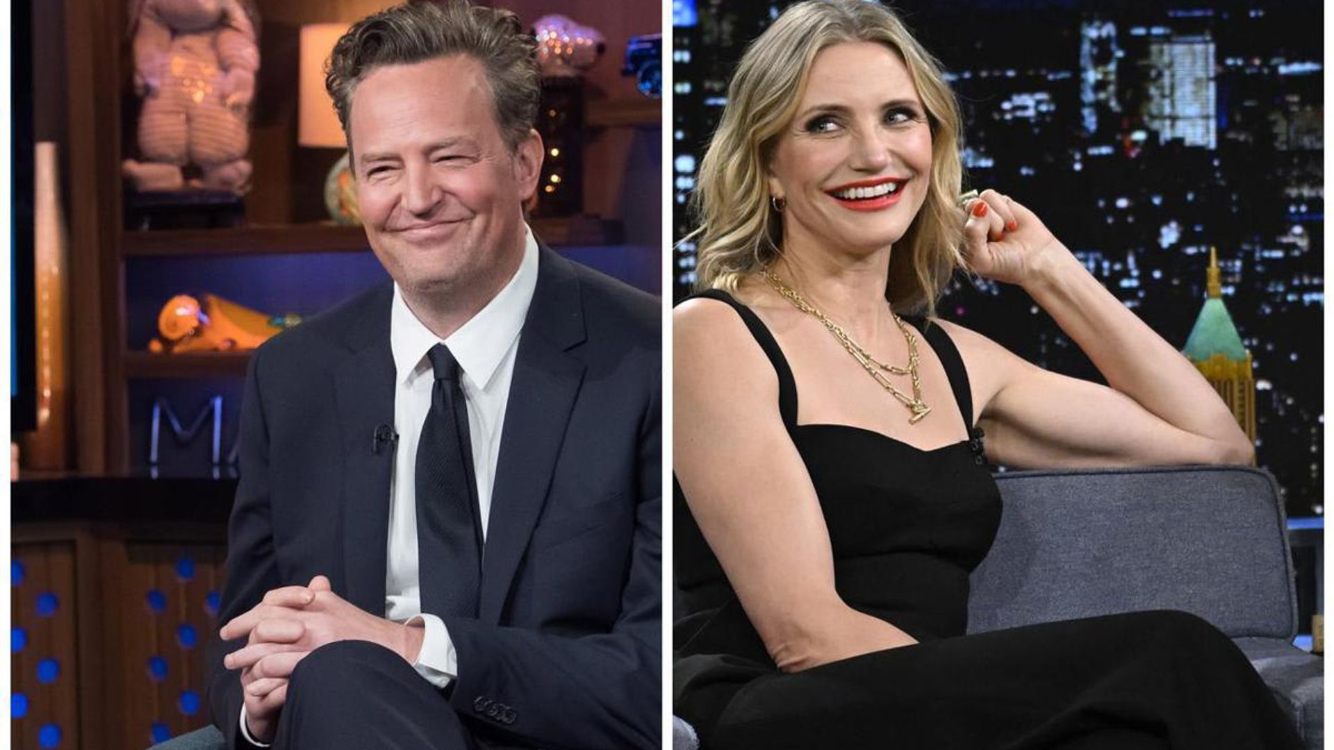 Matthew Perry reveals Cameron Diaz once punched him in the face, and ...