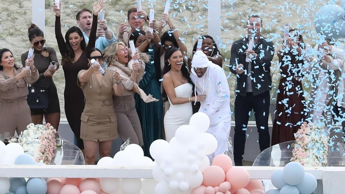 Nick Cannon hosts gender reveal with model Bre Tiesi