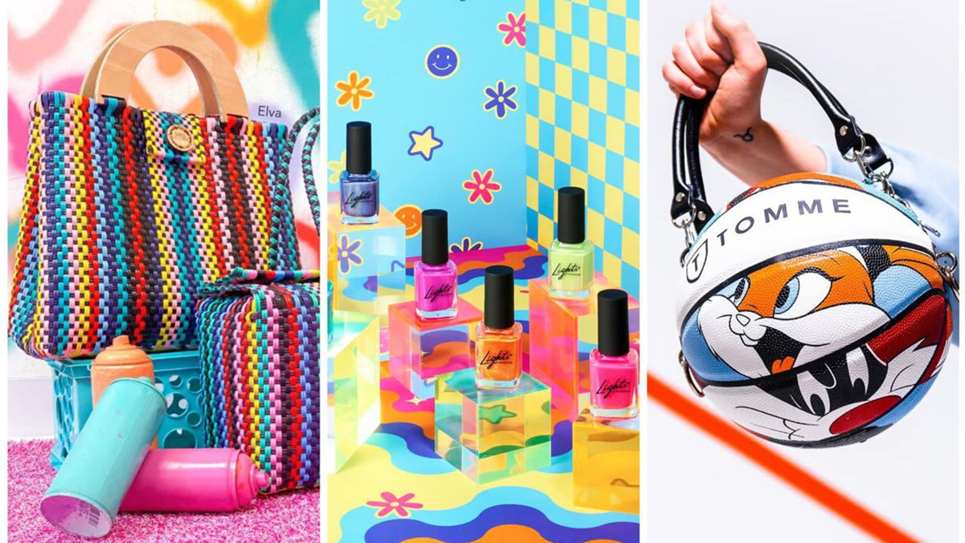 Embrace groovy colors and funky fashion with these pieces