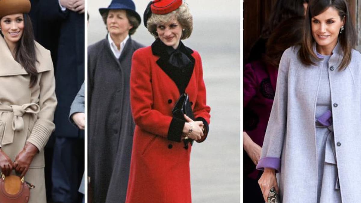 Winter coats inspired by royals' cold-weather looks